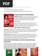 Slide - Gênero Textual Propaganda | PDF | Propagandismo | Publicidade