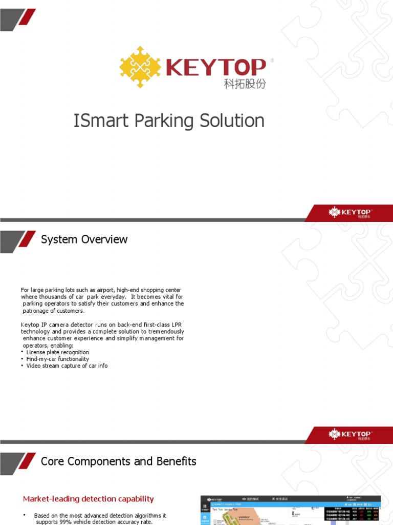 Keytop Smart Parking Solution Pdf Parking Lot Parking