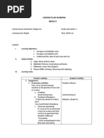 Grade 5 Music Lesson: So-Fa Syllables | PDF | Cognition | Lesson Plan
