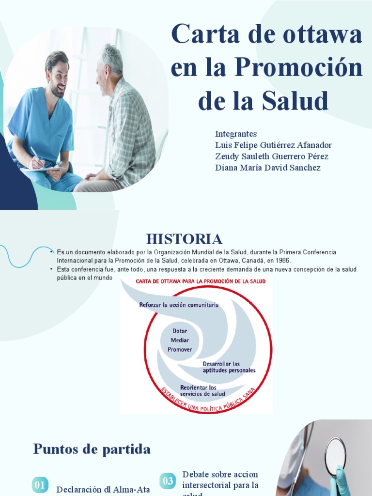 Carta de Ottawa | PDF | Promoción de la salud