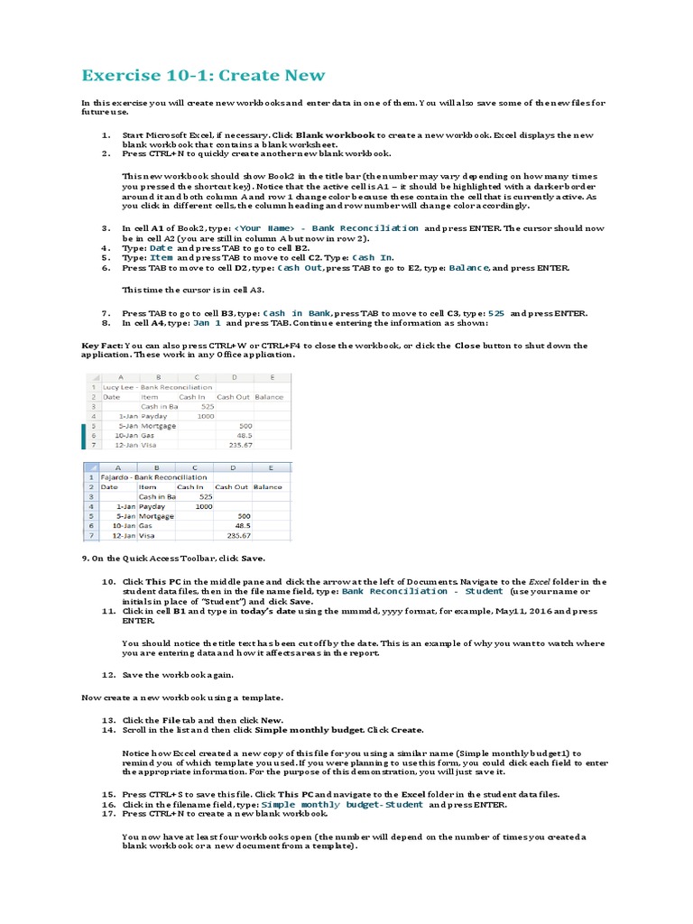 Exercise 10 IT Era | PDF | Microsoft Excel | Computer File