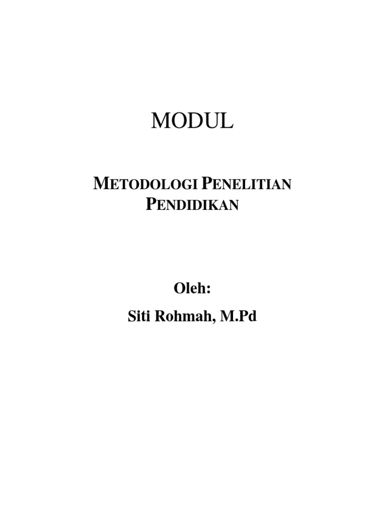 Modul Metlit | PDF