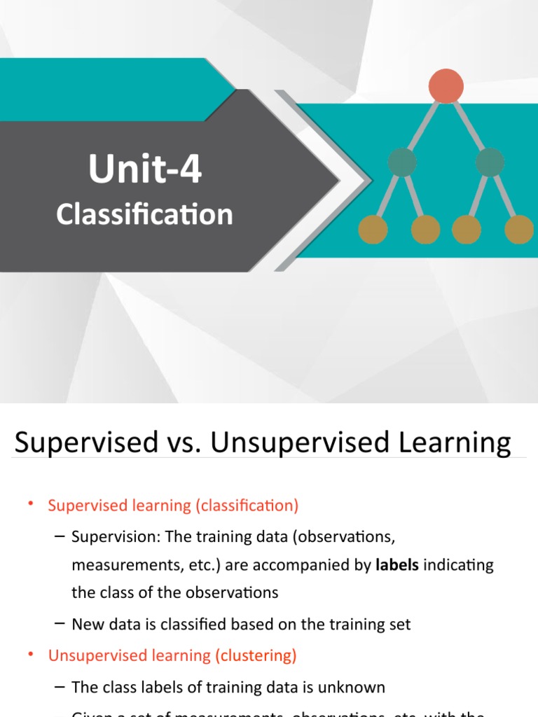 Unit 4 Classification | PDF | Statistical Classification | Sensitivity And Specificity