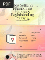 Panghalip Bilang Panuring | PDF