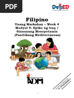 Filipino Module 1 Grade 10 Quarter 1 | PDF