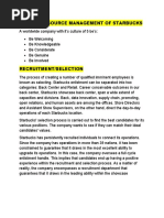 Starbucks Value Chain Analysis 2025 | PDF | Starbucks | Value Chain