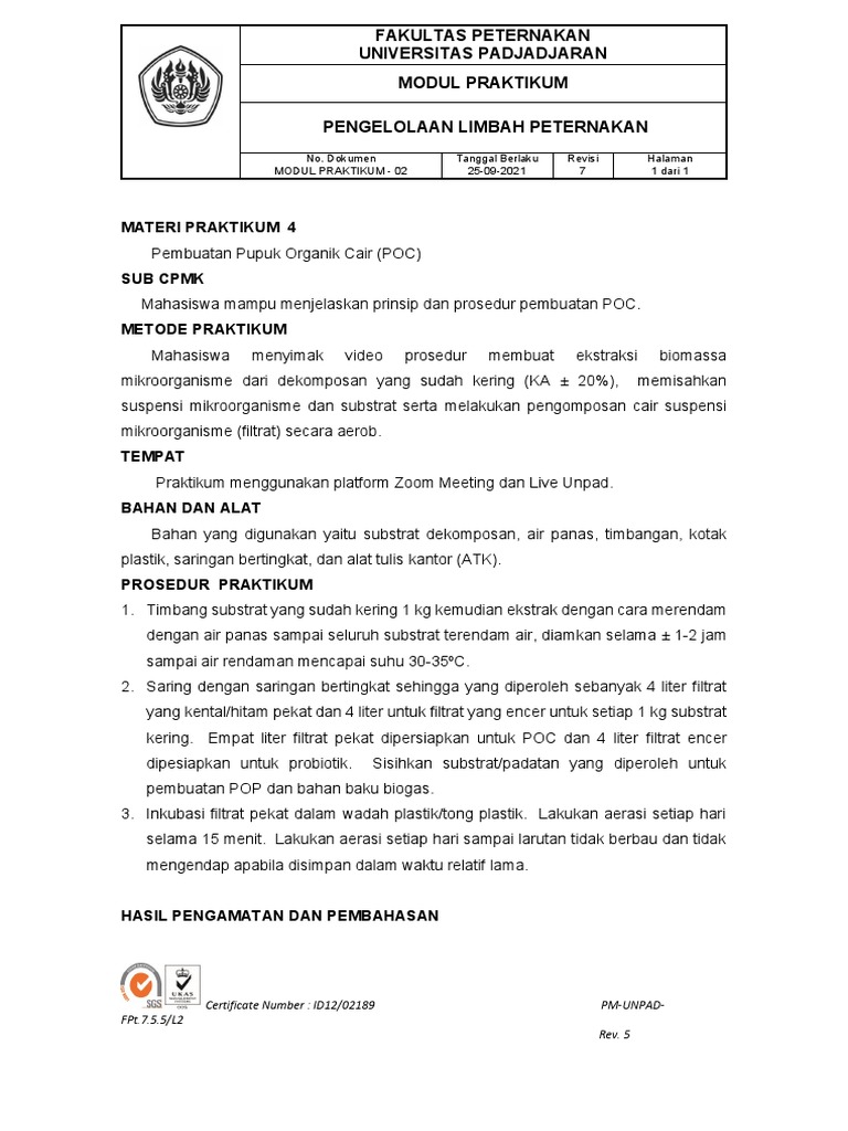 Modul Pembuatan Poc | PDF