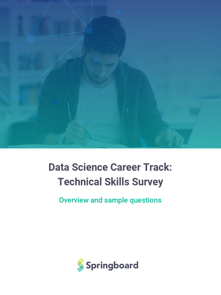 Data Science Career Track: Technical Skills Survey: Overview and Sample ...