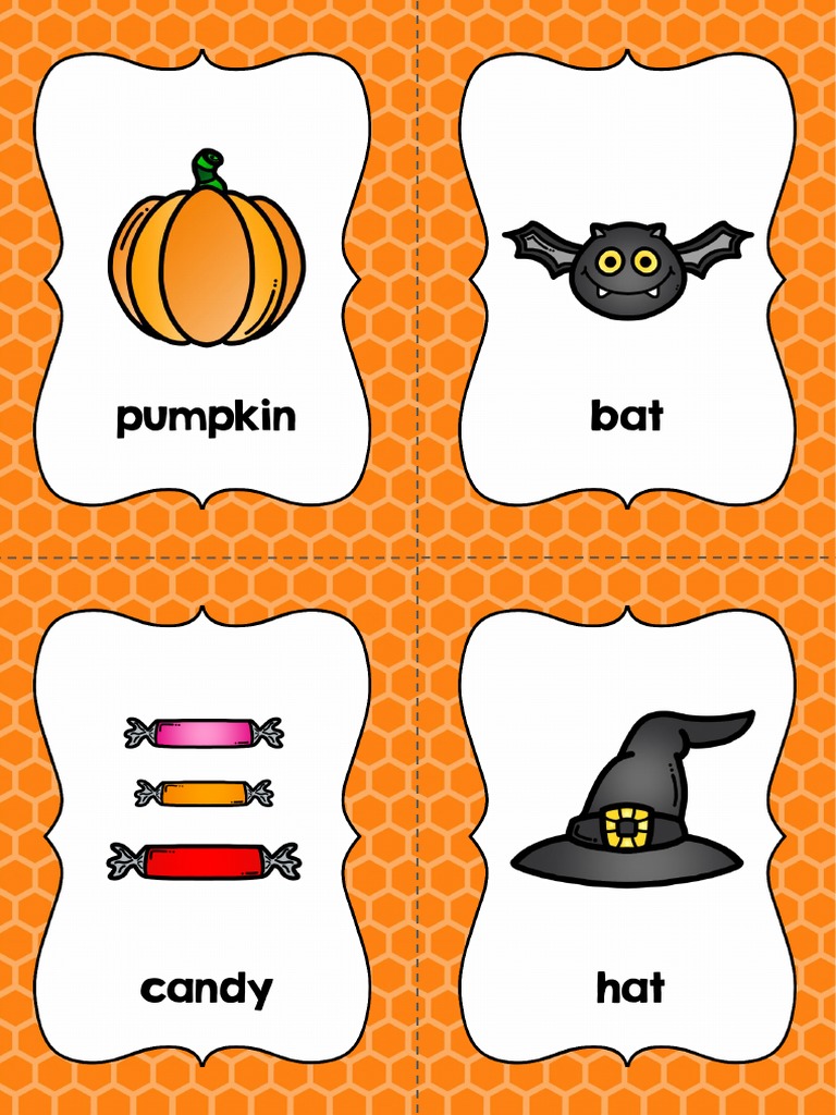 Halloween Flashcards | PDF