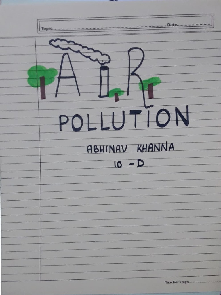 Air Pollution Project | PDF | Chlorofluorocarbon | Ozone Depletion