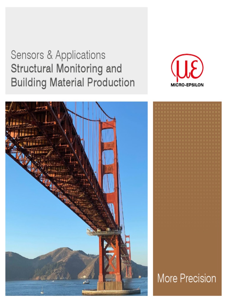 Sensors & Applications Structural Monitoring and Building Material ...