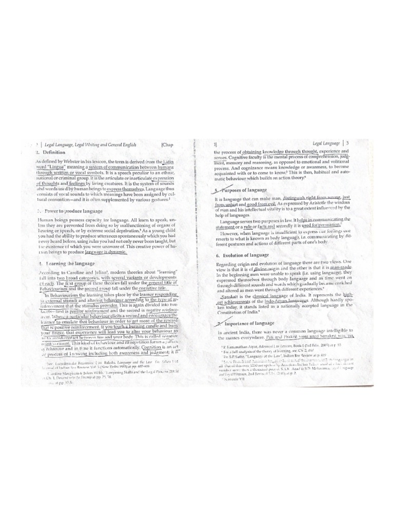 Legal Language, Legal Writing and General English | PDF