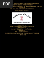 Summer Training Report | PDF | Python (Programming Language) | Graphical User Interfaces