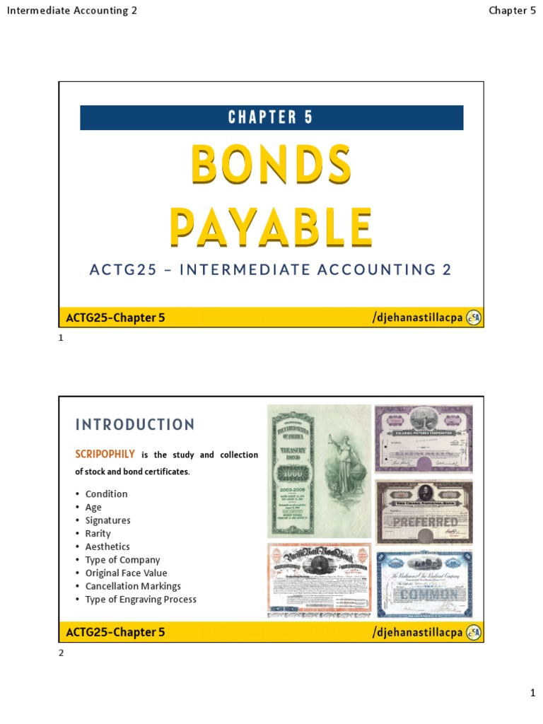 ACTG25 Chapter 5 | PDF | Bonds (Finance) | Discounting