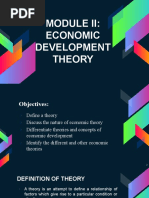 Theories of Economic Development | PDF