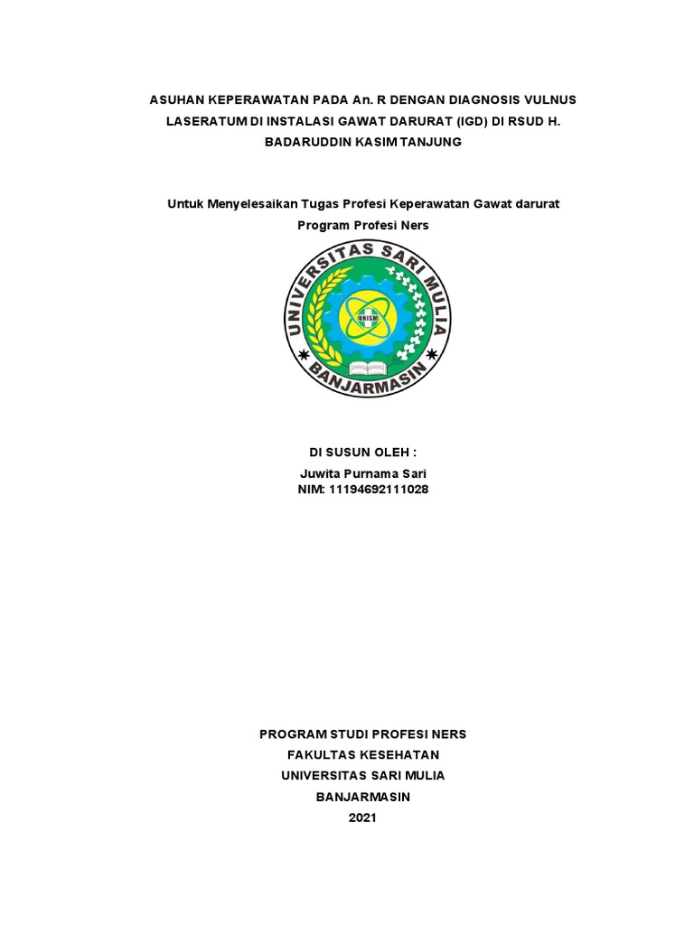 Asuhan Keperawatan Vulnus Laceratum | PDF