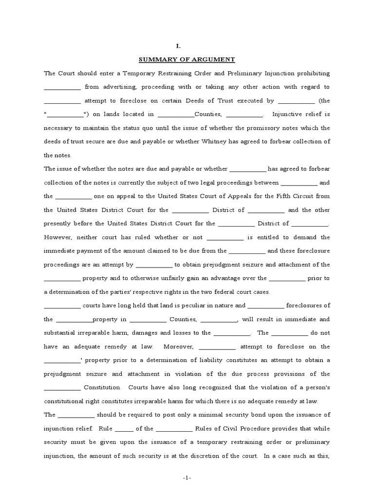 Jonah Bey Restraining Order Template | PDF | Injunction | Foreclosure