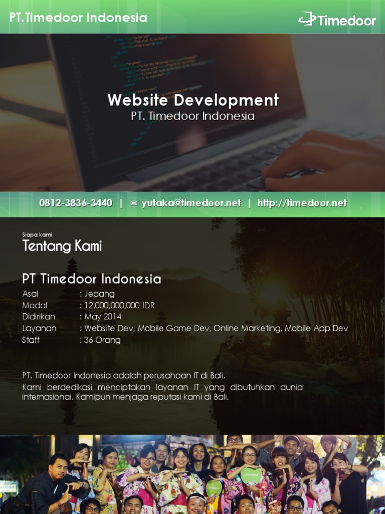 Timedoor Indonesia: IT Services Overview | PDF | World Wide Web ...