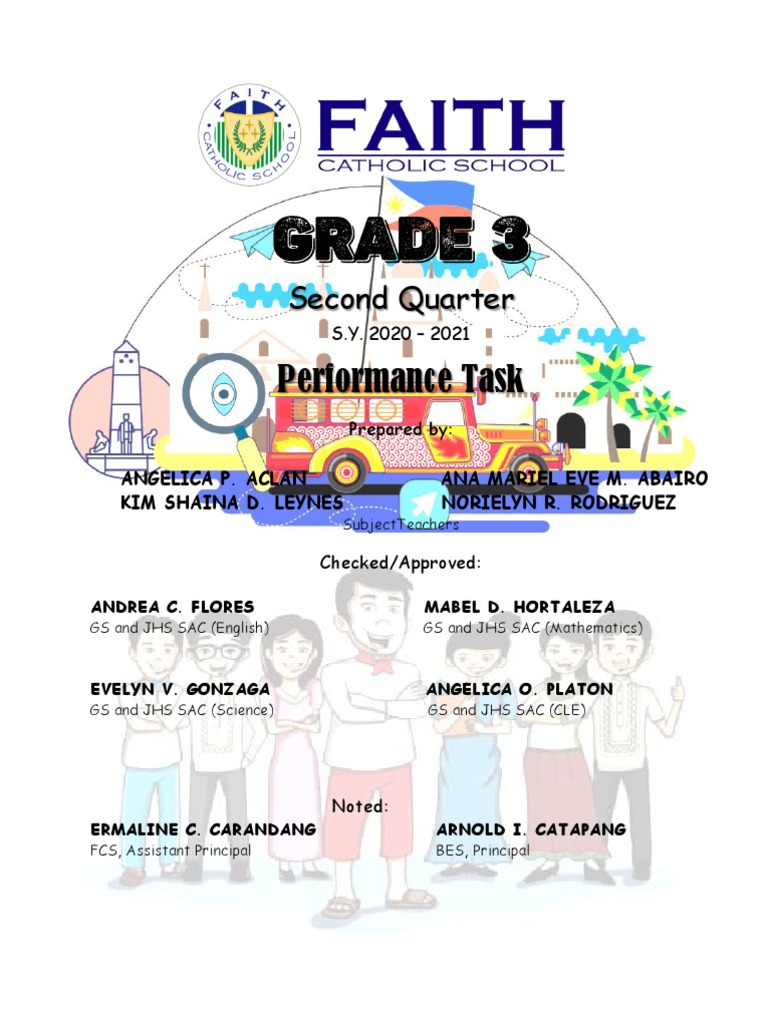 Performance Task | PDF | Teaching Mathematics | Science