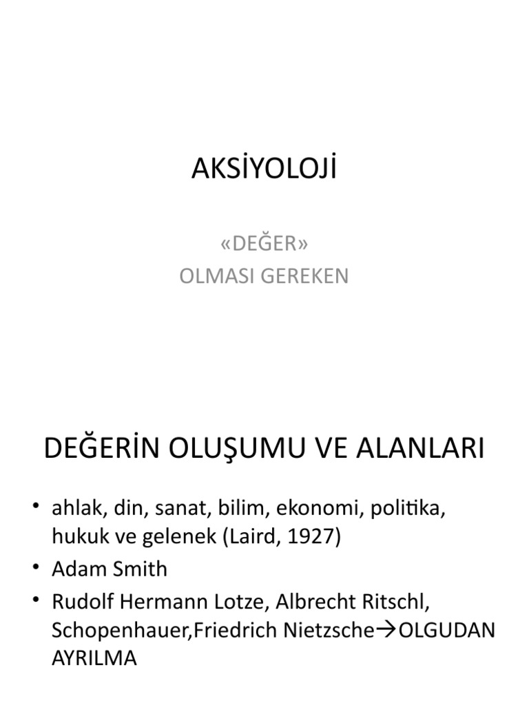 Axiology | PDF