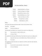 Three Little Pigs Play Script | PDF