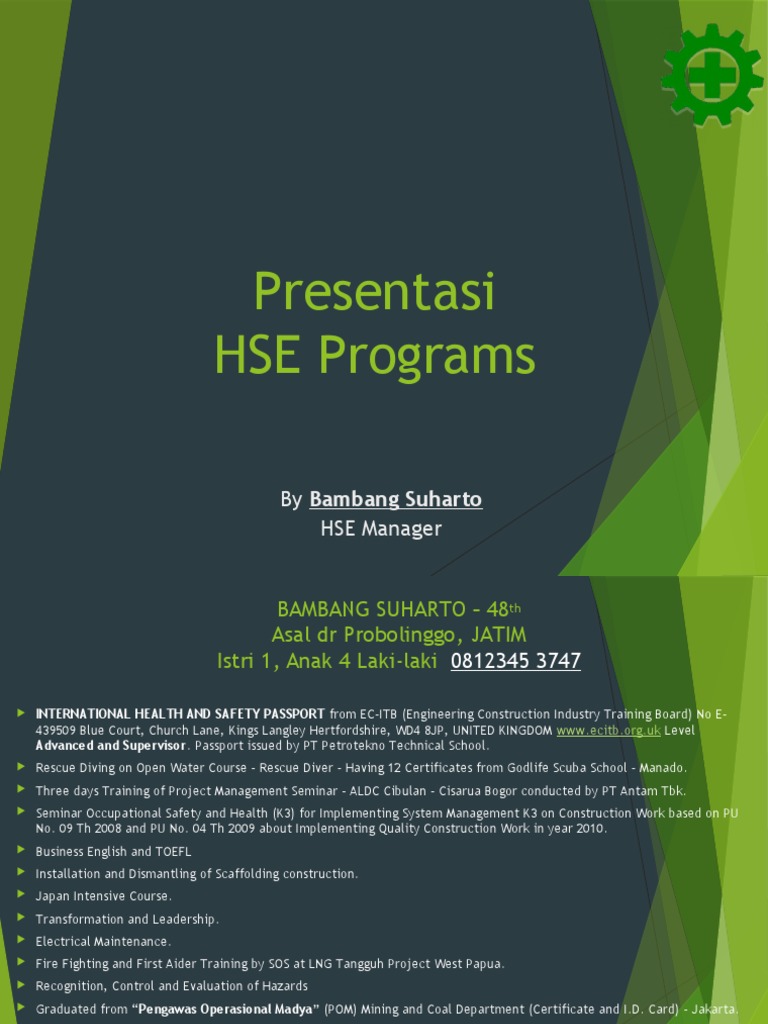 HSE Programs Presentation | PDF