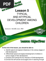 CHAPTER 5 Typical and Atypical Development Among Children | PDF
