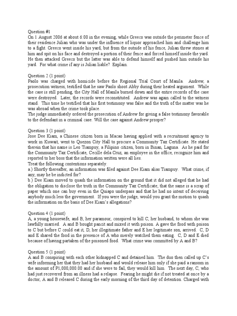 Legal Analysis of Criminal Cases | PDF | Witness | Testimony