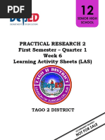 English 10 Quarter 4 Module 5 | PDF | Question | Qualitative Research