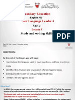 CAIE English Language 1123 Paper 1 Writing Structure | PDF | Language ...