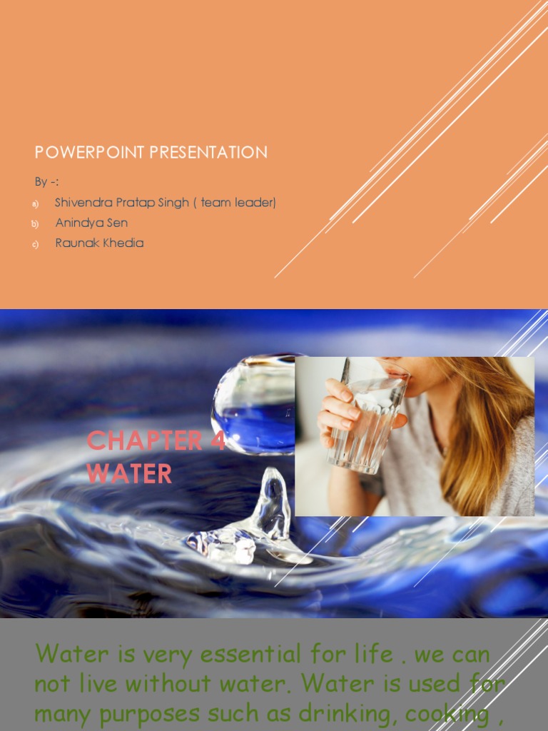 Chapter4 Water Chemistry | PDF | Water | Water Cycle