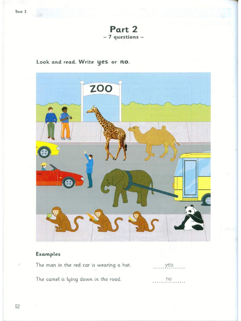 Flyers 1 Test 3 | PDF