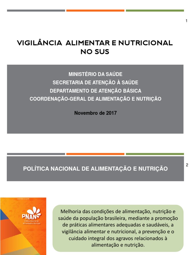 3 - Apresentacao - VAN - Sisvan - Nov2017 | PDF | Amamentação ...