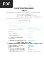 FORM 2 (Revised) : Nomination and Declaration Form | PDF | Family ...