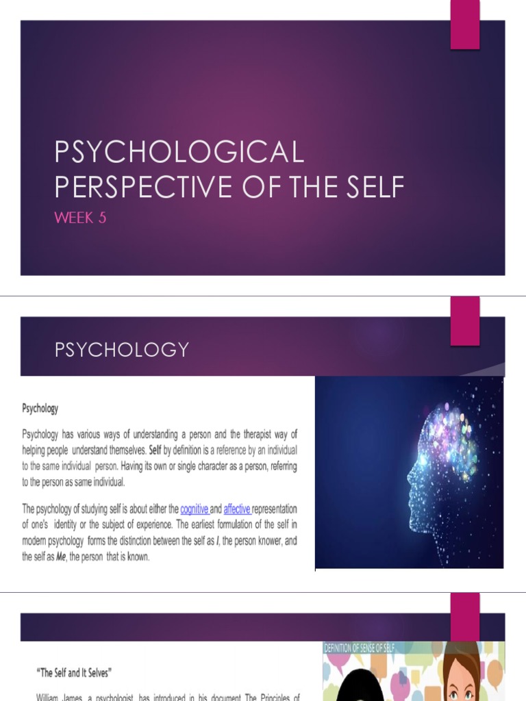 Psychological Perspective of The Self | PDF