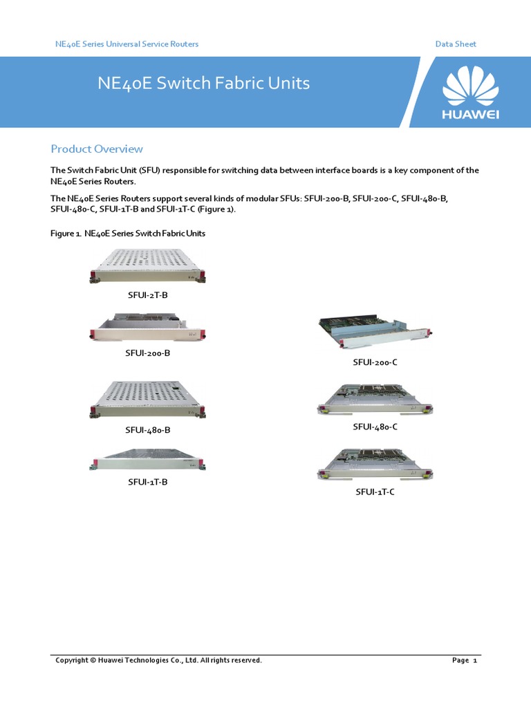 Ne40 Switch Fabric Units | Download Free PDF | Router (Computing ...