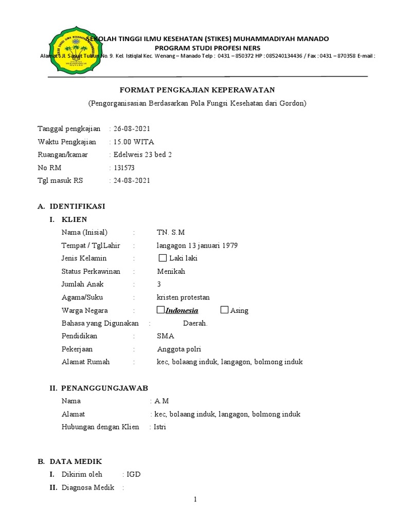 Pengkajian KMB | PDF