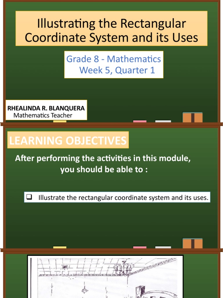 Illustrating The Rectangular Coordinate System and Its Uses: Grade 8 ...