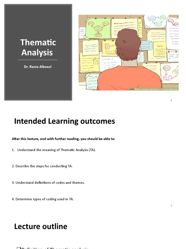 Thematic Analysis | PDF | Cognition | Methodology