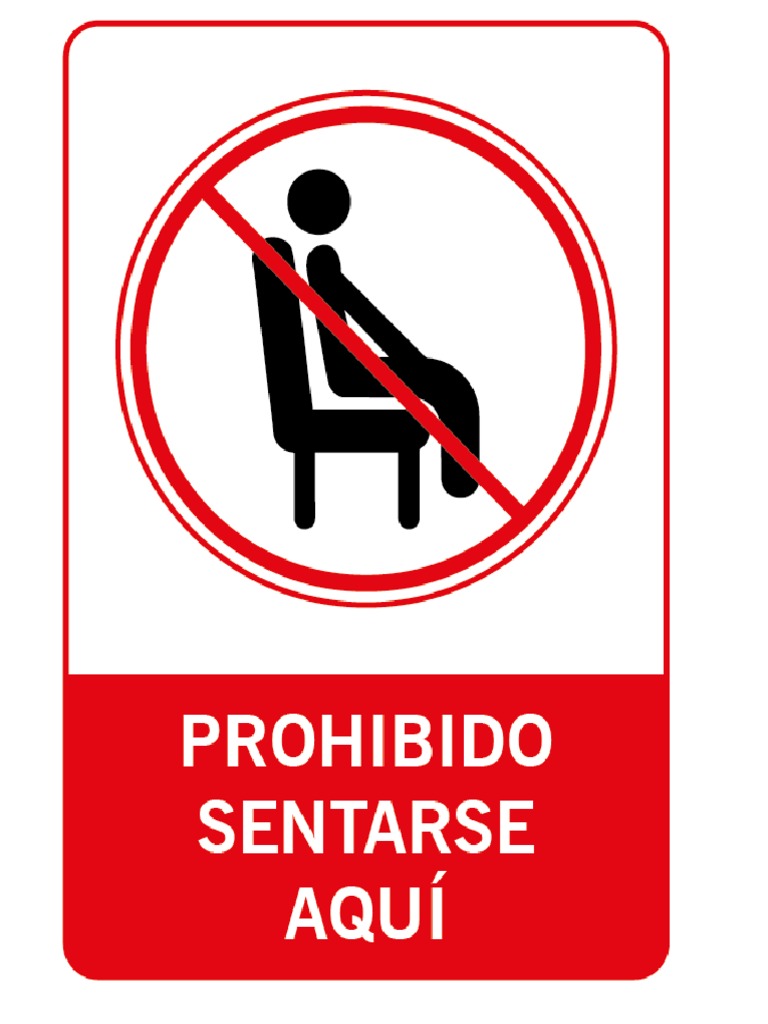 No Sentarse Aqui | PDF