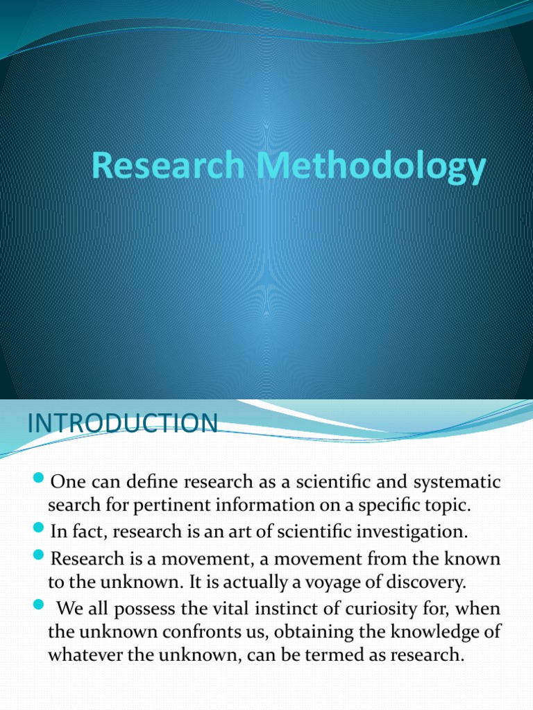 Research Methodology Module 1 | PDF | Survey Methodology | Scientific ...