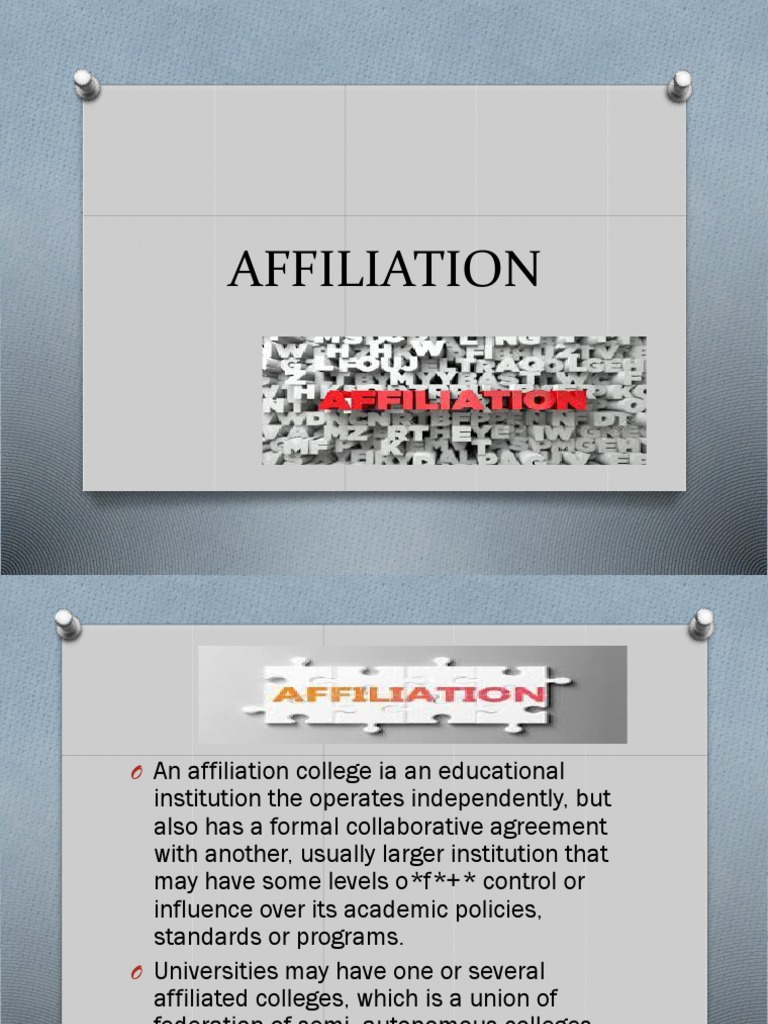 Affiliation | PDF | Nursing | Hospital