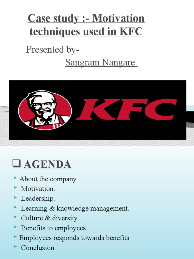 Case Study On KFC Sangram N | PDF | Employment | Human Nature