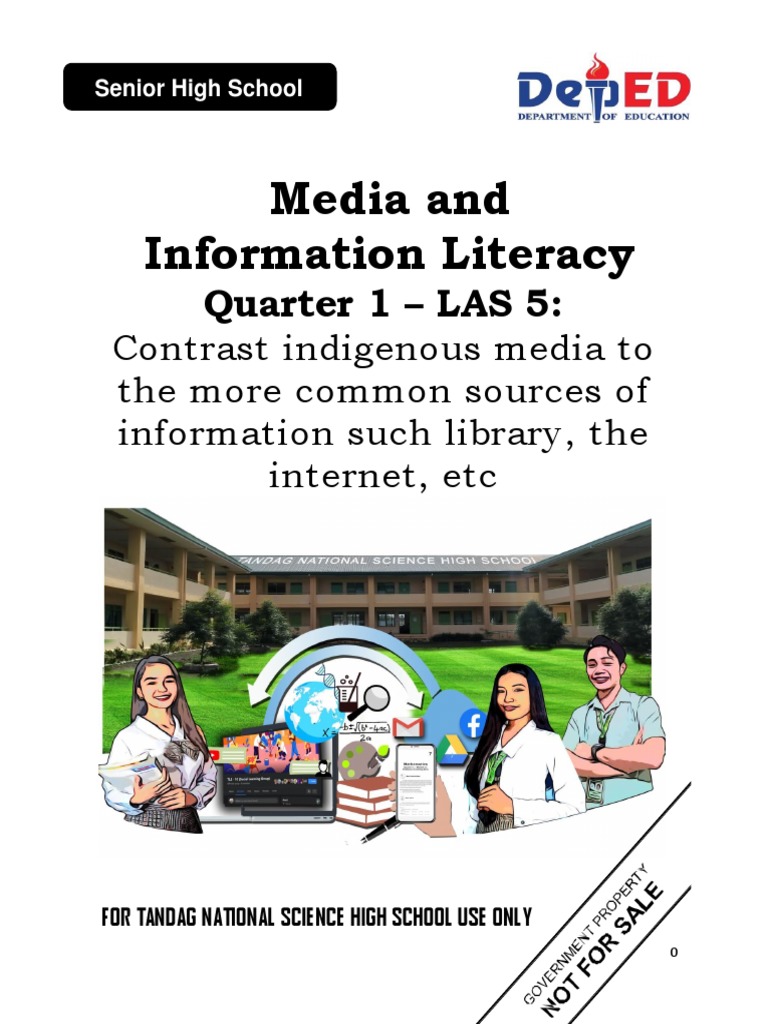 Media and Information Literacy: Quarter 1 - LAS 5 | PDF | Mass Media ...