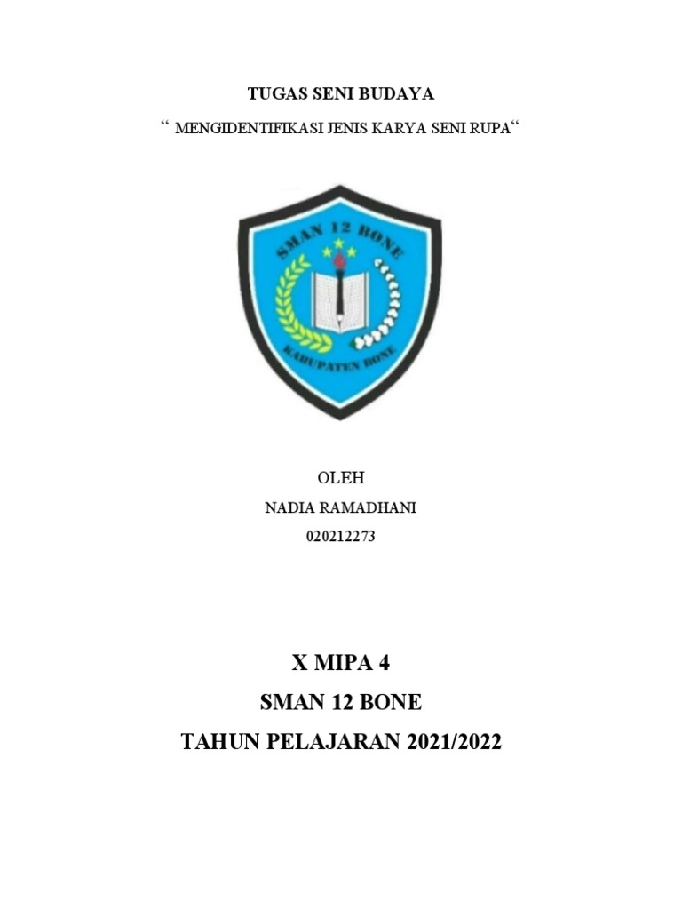 Nadia Ramadhani X Mipa 4 Tugas Seni Budaya Ke-9 | PDF