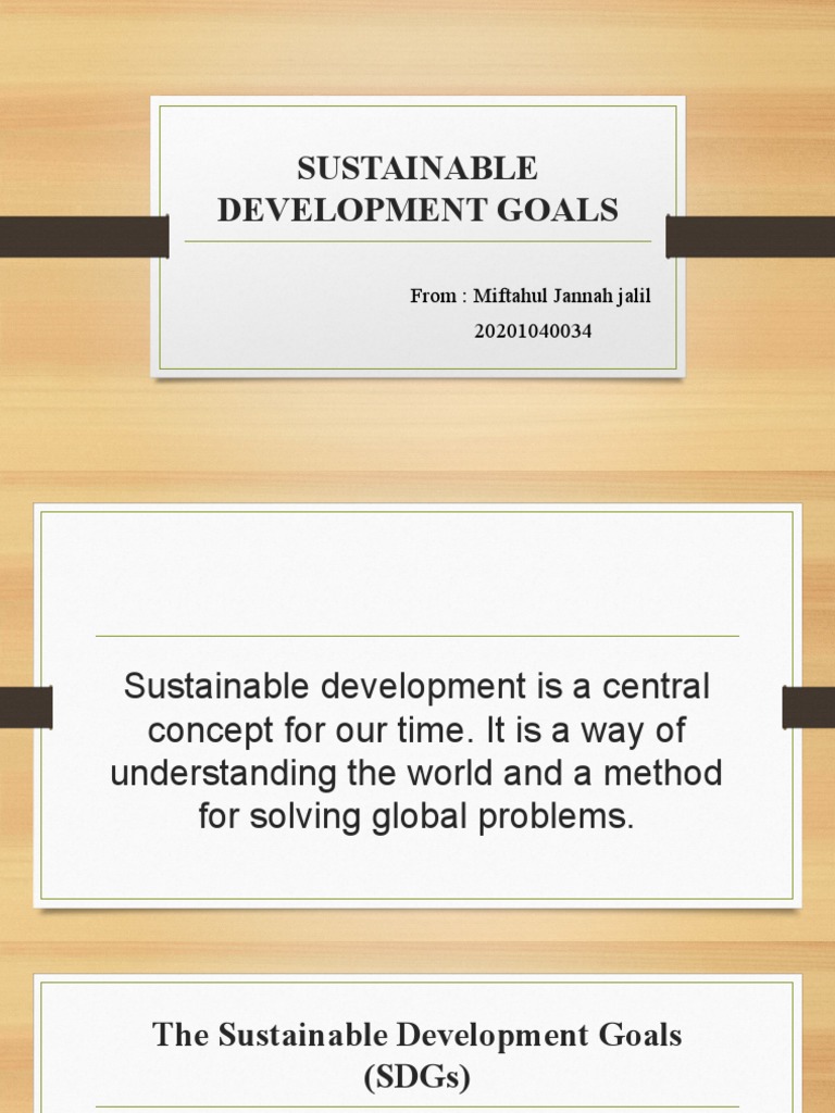 Sustainable Development Goals | PDF | Sustainability | Governance
