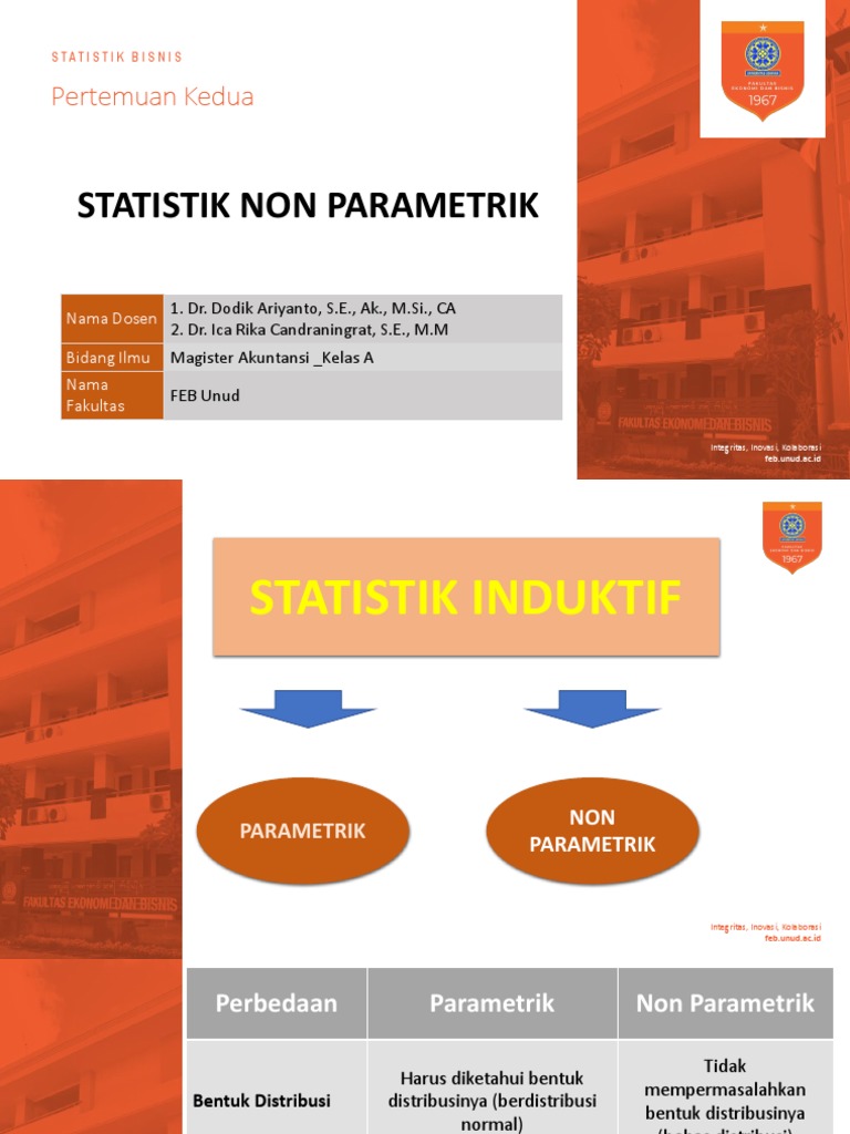 Pertemuan 2 Non Parametrik | PDF