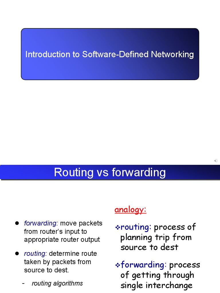Introduction To Software-Defined Networking | PDF | Computer Network ...