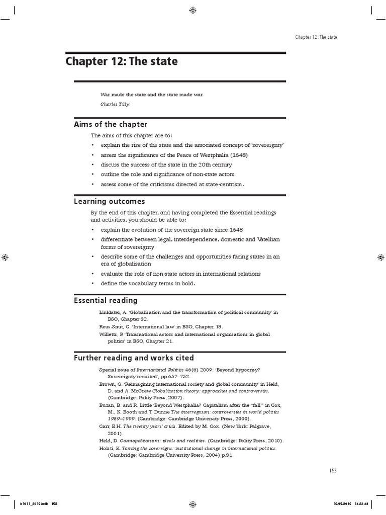 Modern Nation State System | PDF | Sovereignty | Sovereign State