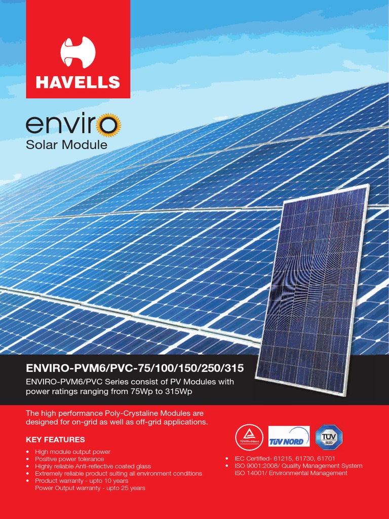 Solar Module Catalogue | PDF | Solar Panel | Electrical Engineering